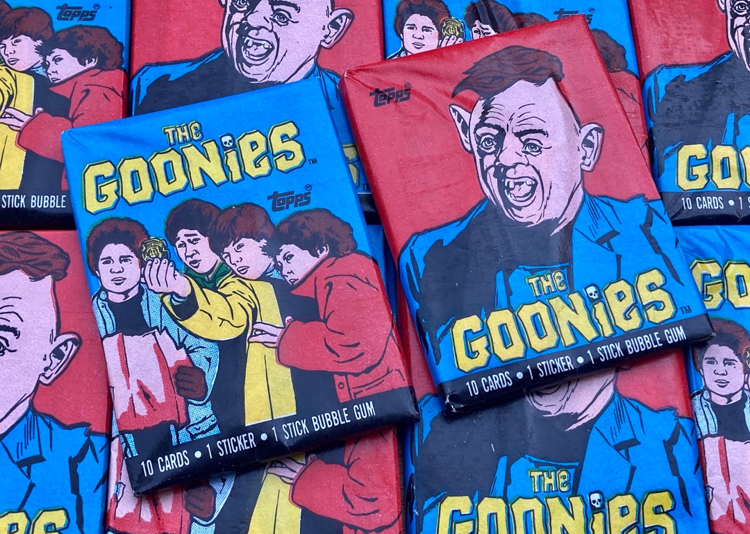 The Goonies Movie Cards Topps 1985 Pack of Cards 1980s Cult Classic ...