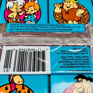 Vintage the Flintstones Pack of Cards Cartoon TV 1993 Cardz Hanna ...