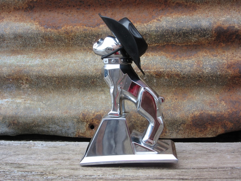 Orignal MACK Bulldog Hood Ornament Emblem on Stand Base Cowboy | Etsy
