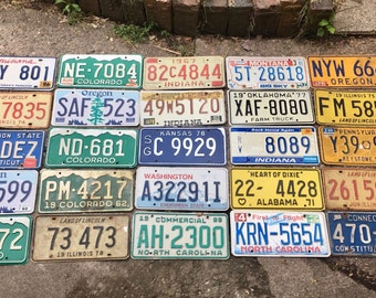 Real License Plate - Etsy
