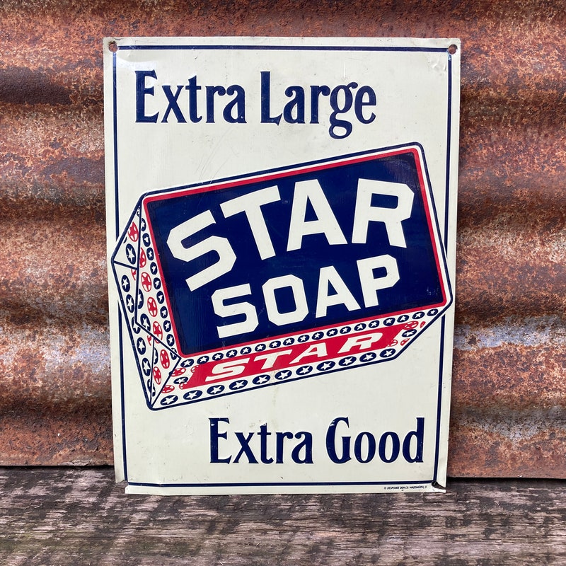 Vintage Soap Sign - Etsy