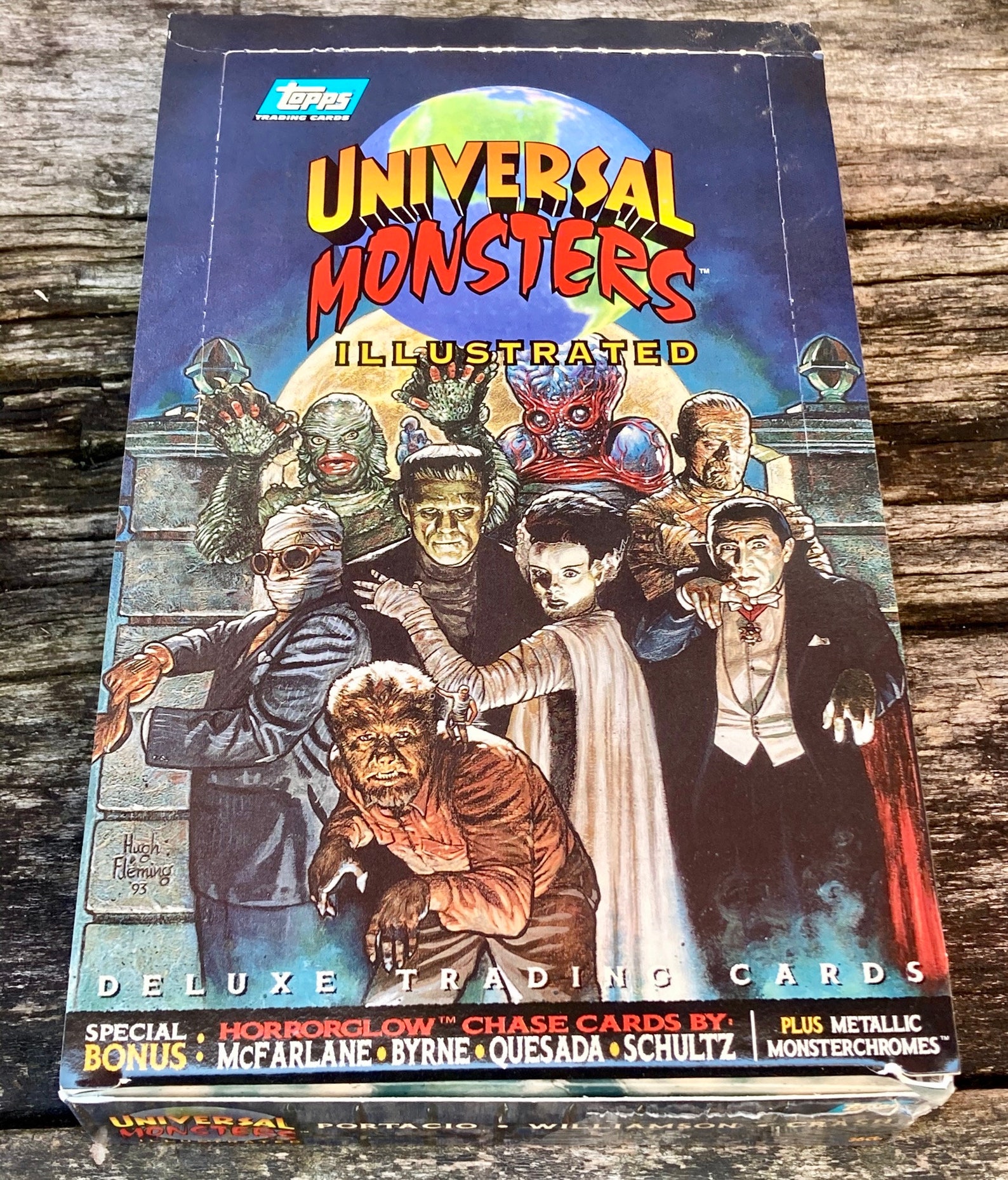 Vintage Universal Monsters Illustrated Pack of Cards Horror Movie Cards ...