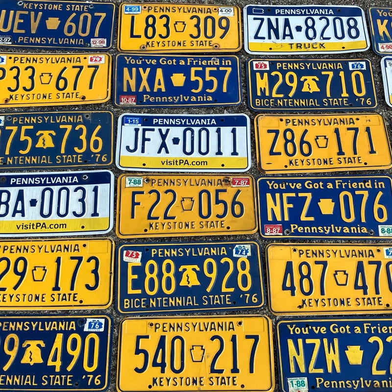 Custom Pa License Plates - Etsy