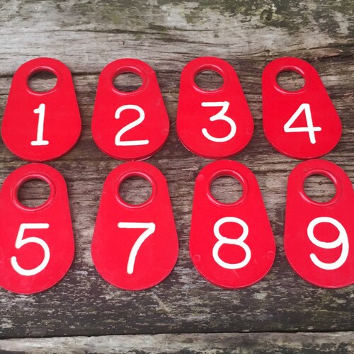 Vintage Plastic Cow Tag antique Plastic Livestock ID Tag - Etsy
