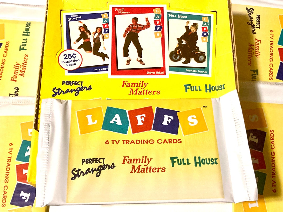 3 Packs of Laffs Vintage TV Show Cards Perfect Strangers, Family ...