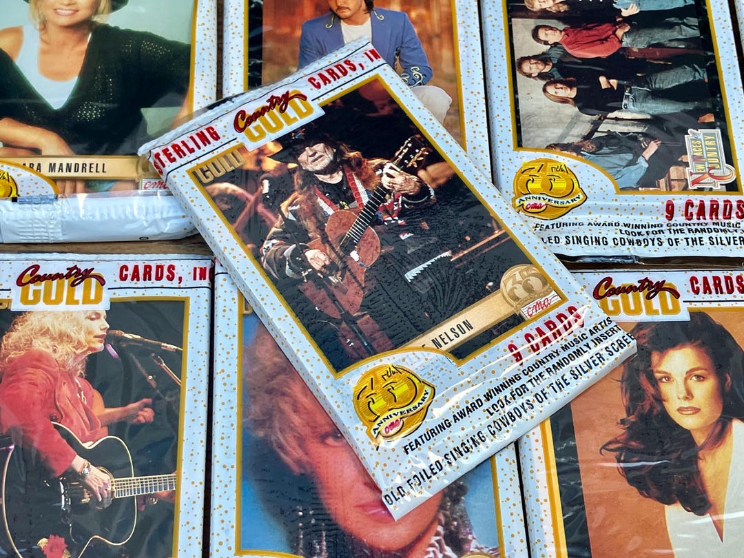 3 Packs of Country Gold Trading Cards 1990s Music Famous Country ...