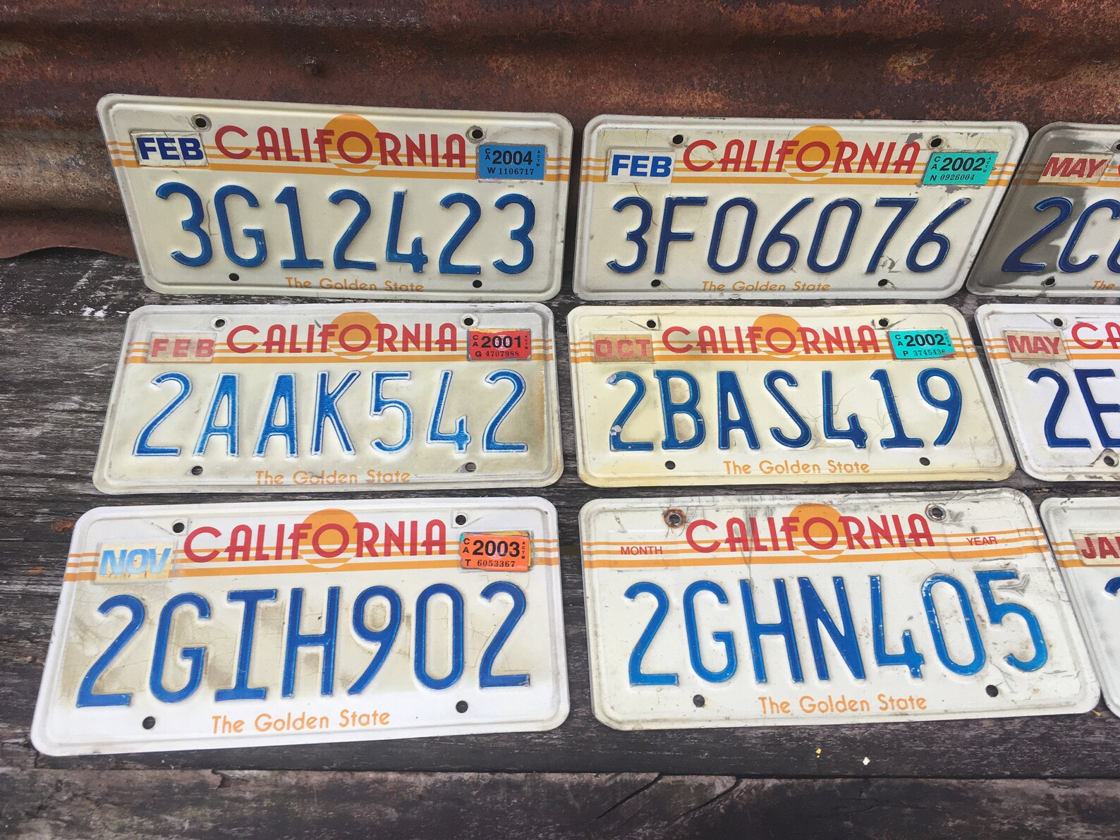 Choice of California License Plate Original Old 1980s Era | Etsy