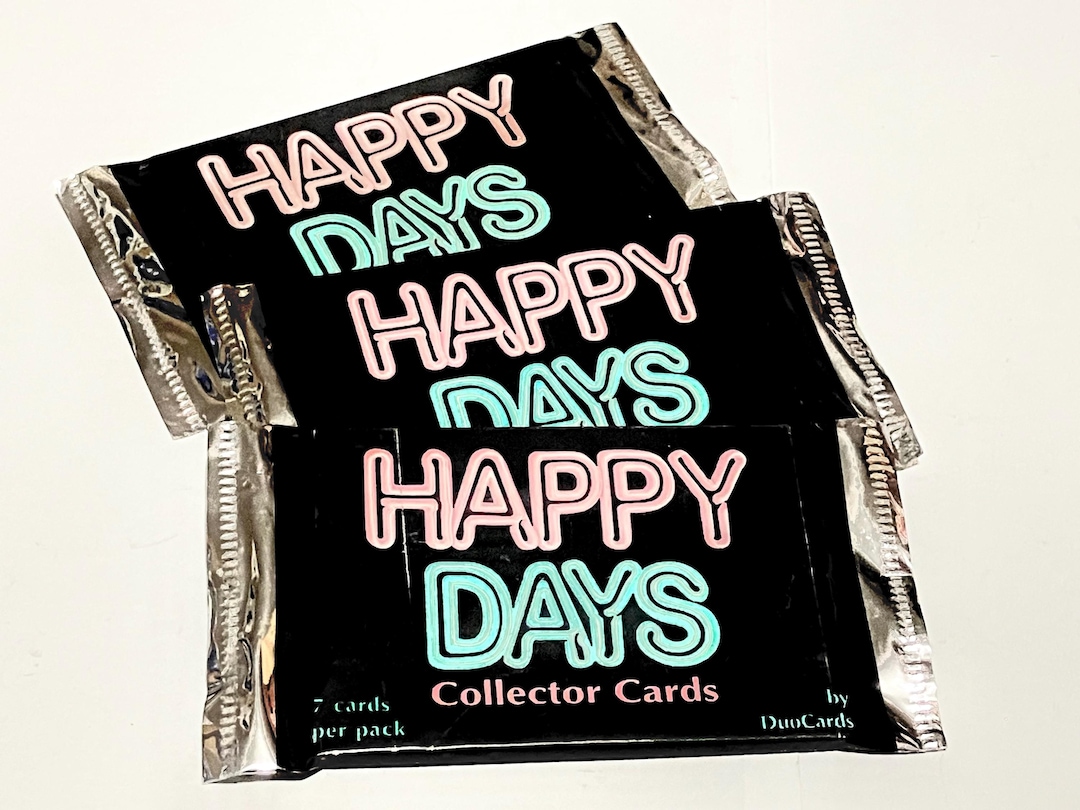 Happy Days Trading Cards Pack of Collectors Cards Comedy TV Show 1998 ...