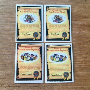 Choice of Garbage Pail Kids Mad Donna, Nutty Nicole, Russell Muscle ...