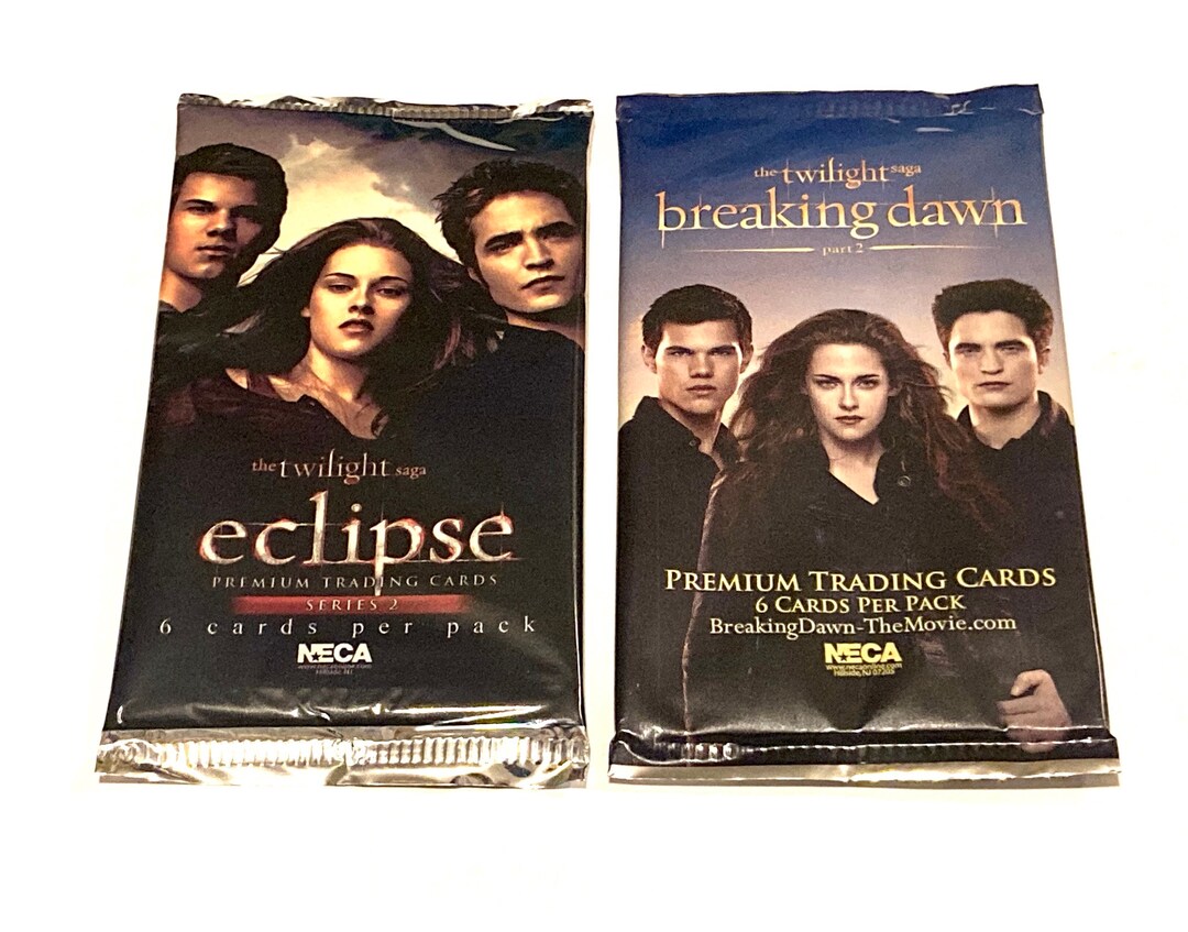 The Twilight Saga Trading Cards Packs Eclipse or Breaking Dawn Vampire ...