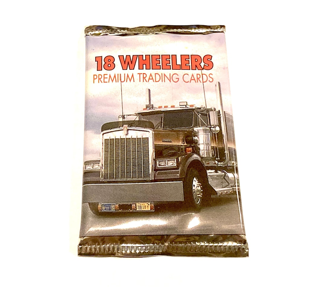 1 Pack of Vintage 18 Wheelers Picture Trading Cards 1994 Big Rigs Truck ...