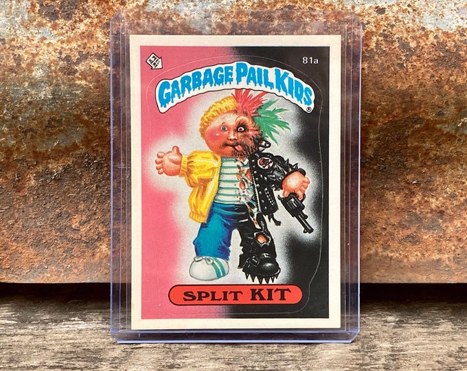 Rare Garbage Pail Kids Split Kit 81a Original Series 2 Card Vintage GPK ...