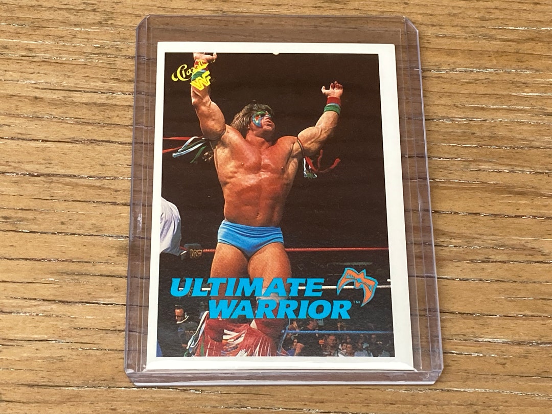 Authentic Ultimate Warrior Trading Card Wrestler 1990 Professional ...