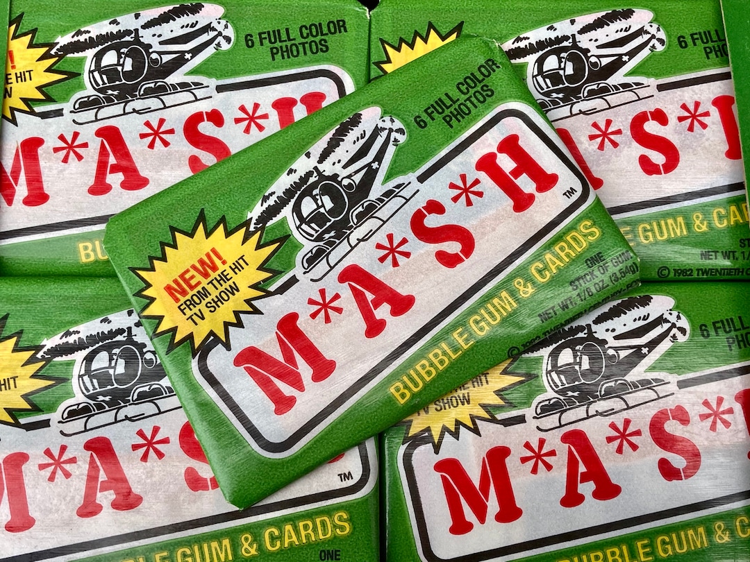 Vintage Mash Cards TV Show Mash 4077th Pack of Trading Cards 1982 ...