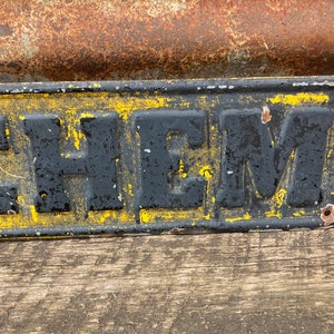 Original Antique Plaque Sign Bethlehem Oilwell Pump Jack Oil Rig Gas ...