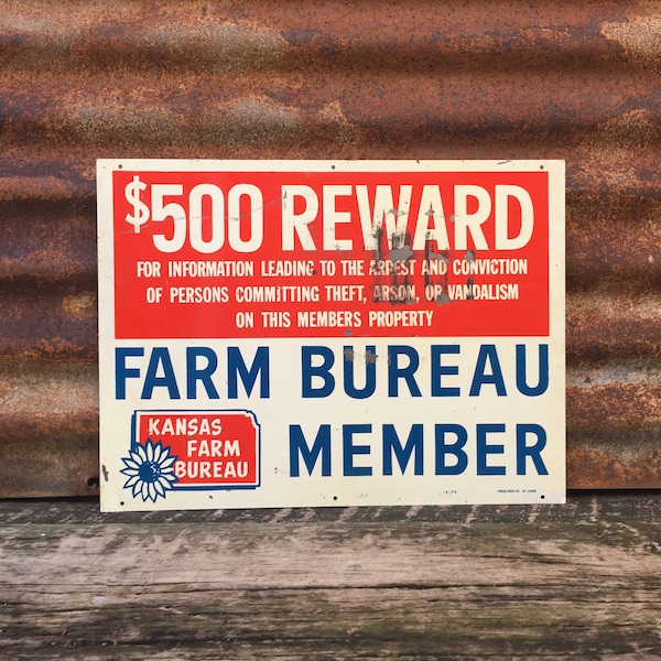 Antique Farm Sign - Etsy