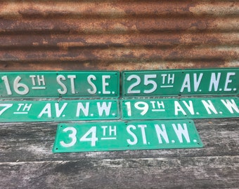 34th Street Sign - Etsy