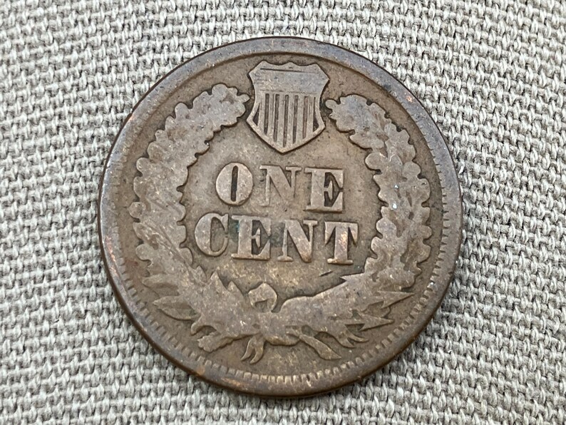 1869 Indian Head Cent Lower Mintage Semi Key Date Penny Small Cent Coin ...