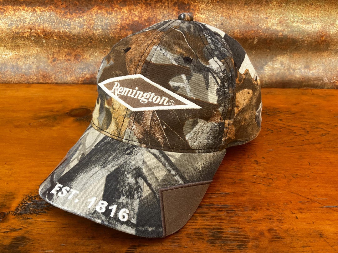 Vintage Remington Baseball Hat Camouflage Advertising Hunting Cap 1990s ...