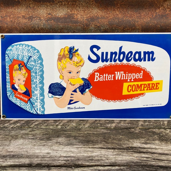 Sunbeam Bread Sign - Etsy