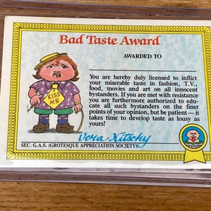 Vintage Garbage Pail Kids Card Boozin Bruce 9a Original Series 1 Card ...