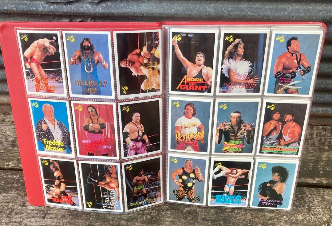 Classic WWF Wrestling Trading Cards Complete Set of 145 Cards - Etsy