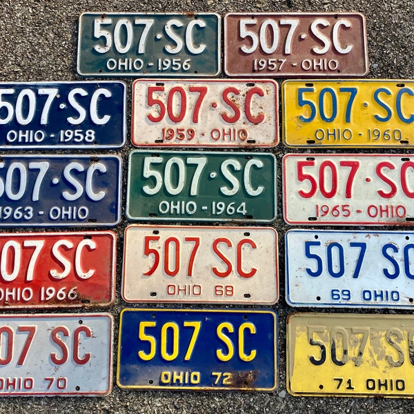 1966 License Plate - Etsy