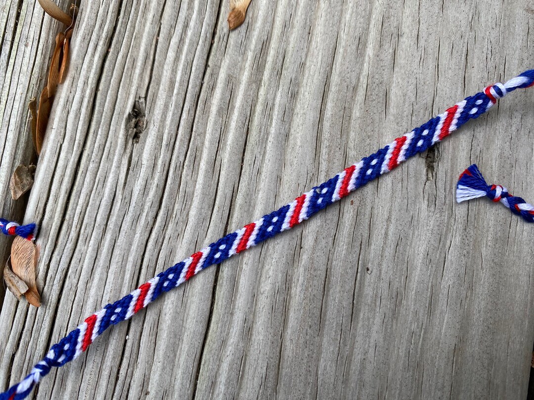 Thin American Flag Bracelet // VSCO - Etsy