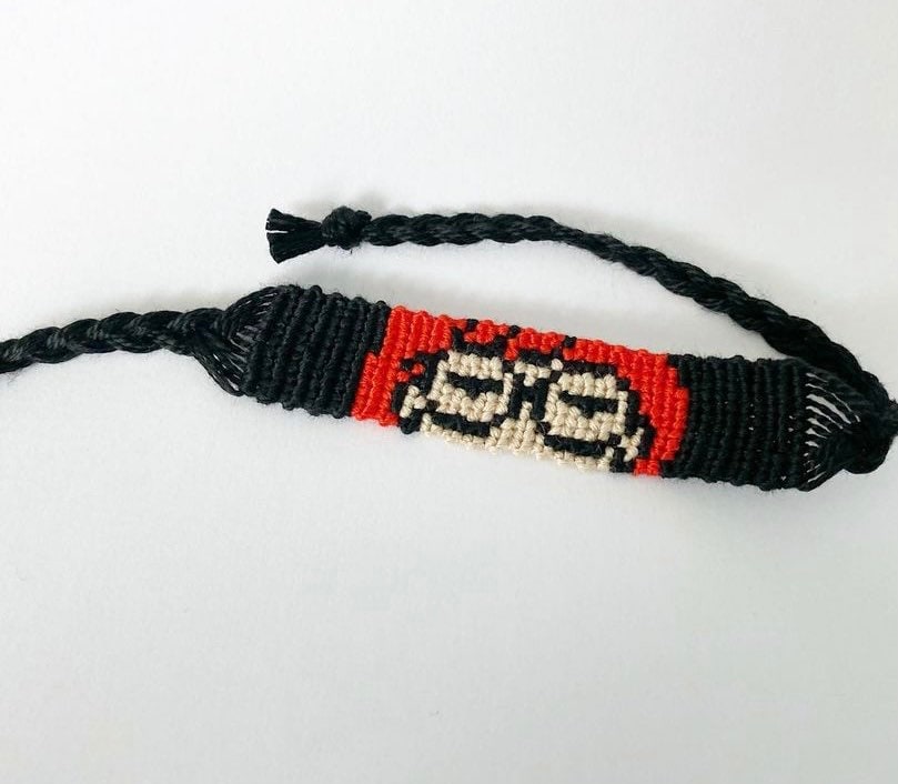 Daria-inspired Friendship Bracelet – “sick Sad World” Design, Handwoven ...
