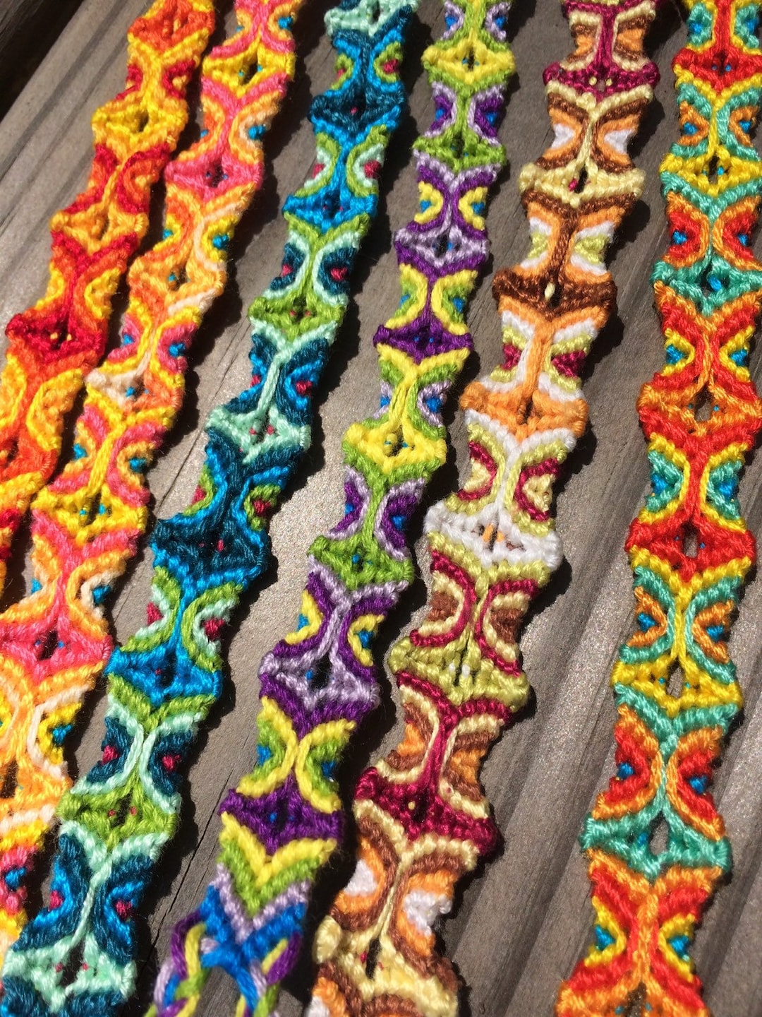 Lot of Totem Pole Friendship Bracelets (5, 10, 15, 20, 25, 30) - Etsy