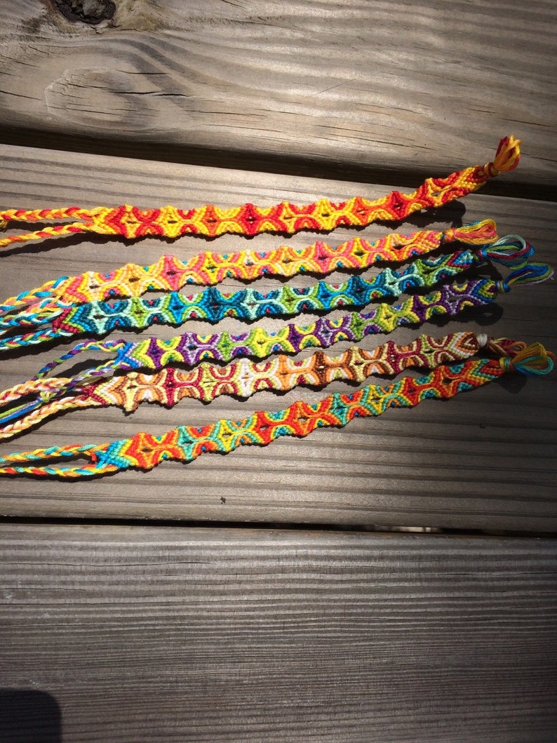 Lot of Totem Pole Friendship Bracelets 5 10 15 20 25 30 | Etsy
