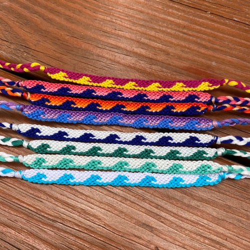 Ocean Wave Friendship Bracelet Ocean Jewelry Ocean Wave - Etsy