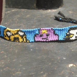 Adventure Time Bracelet (jake, LSP, Gunter) // Bookmark - Etsy