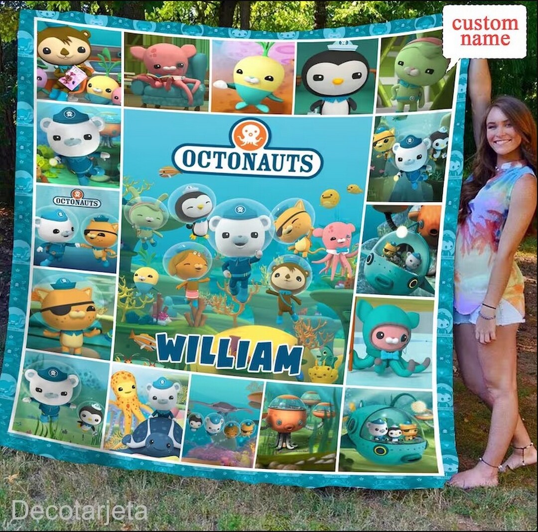 Personalized the Octonauts Quilt Blanket the Octonauts Fleece - Etsy