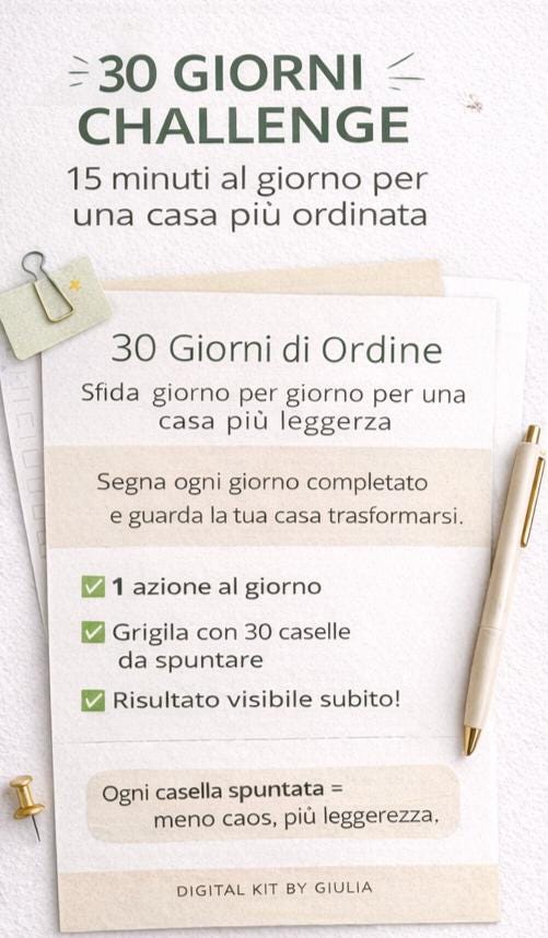 30-day Tidy Home Kit – 15-minute Daily Challenge + Checklist + Routine ...