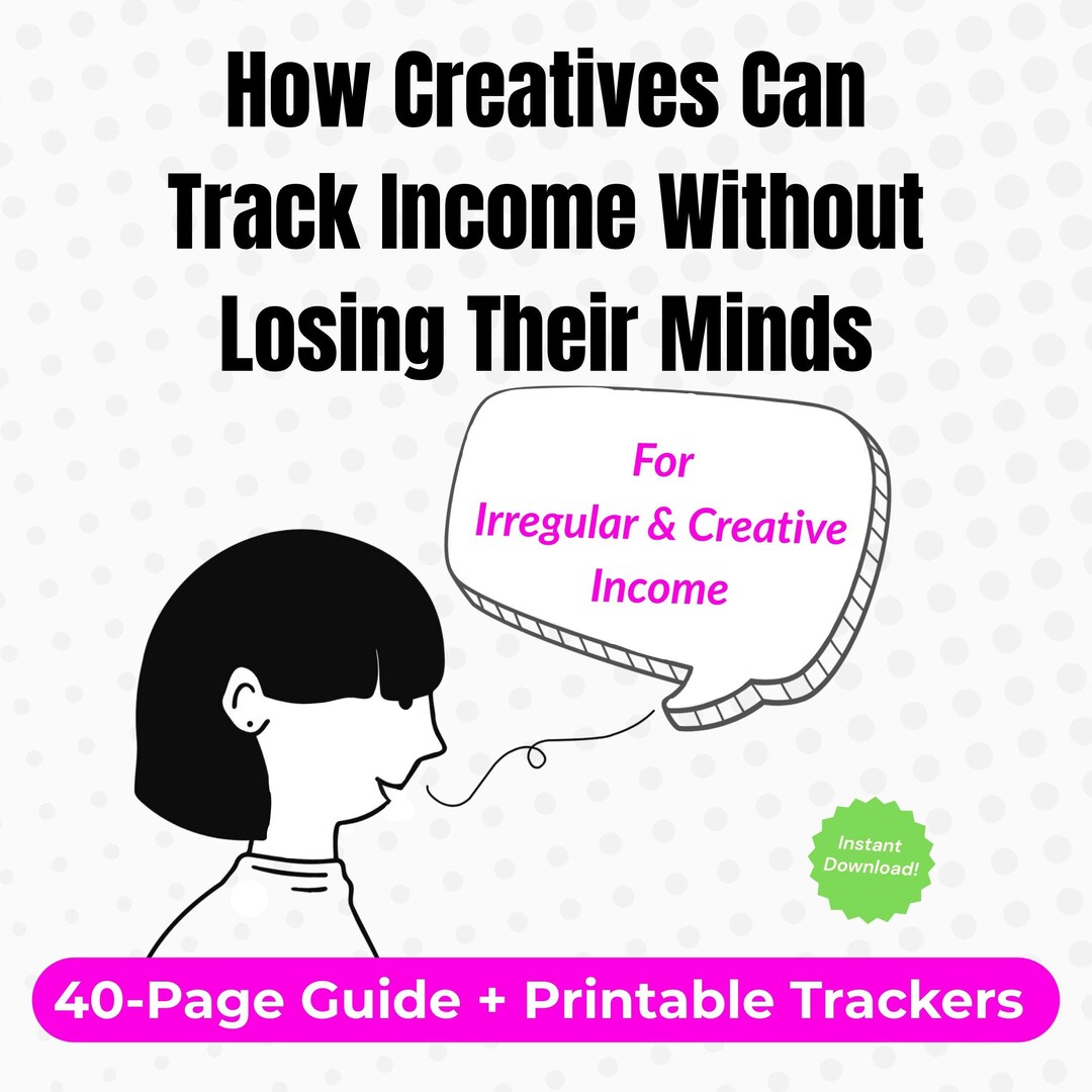 Printable Income Tracker for Creatives & Freelancers | Irregular Income ...