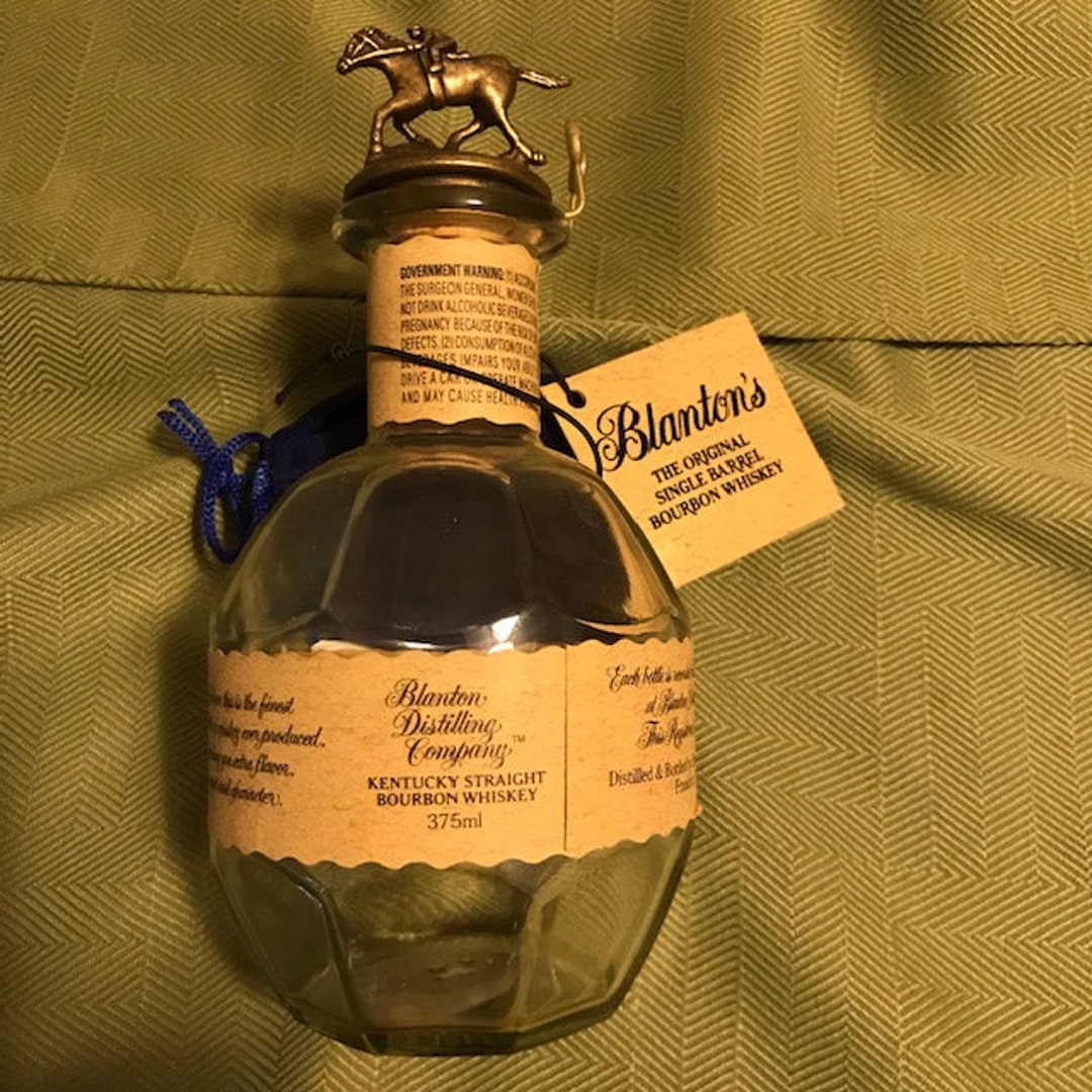 Blanton's Bourbon 3.75ml RARE Empty Bottle n - Etsy