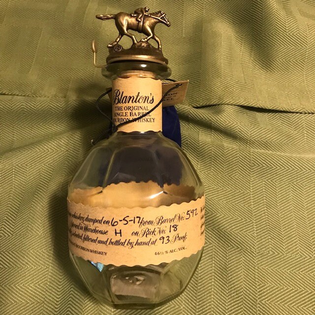 Blanton's Bourbon 3.75ml RARE Empty Bottle n - Etsy
