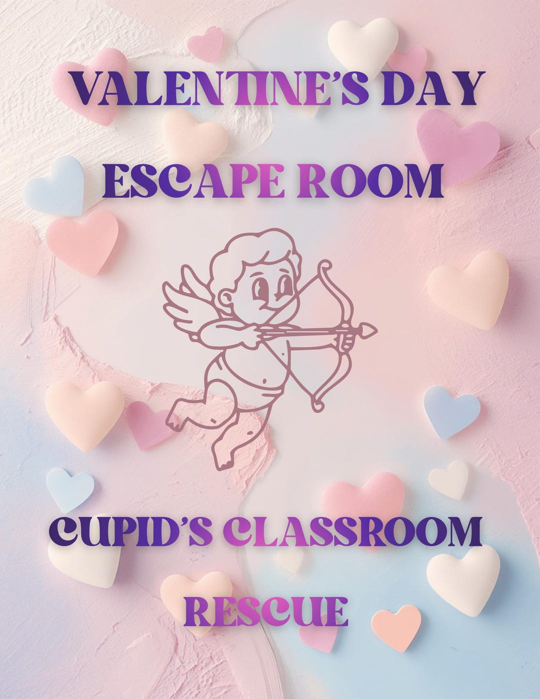 Valentine Escape Room Printable Game for Kids/classroom Party Games ...