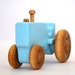 Personalized Baby Blue Toy Tractor - Etsy