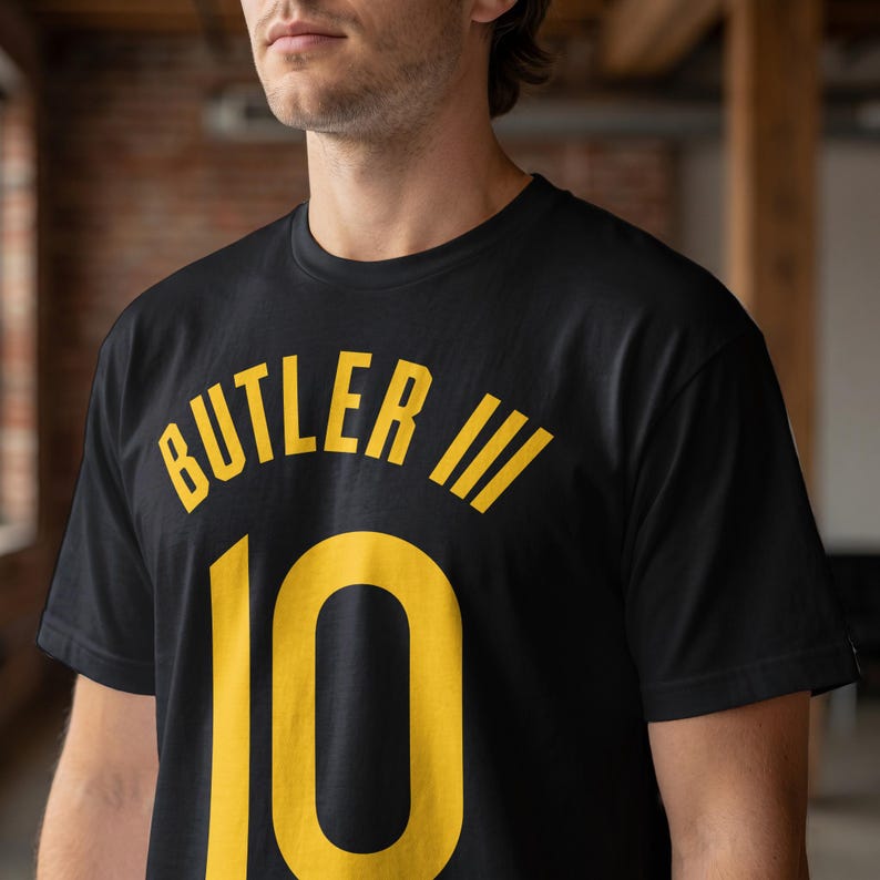 Jimmy Butler III Basketball Shirt Game Day Halftone Design Fan Tee Gift ...