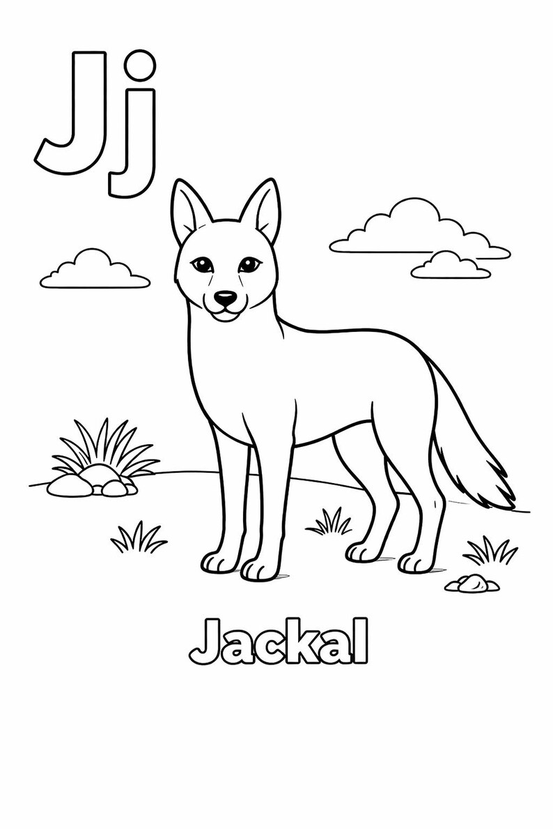 Animal Alphabet Coloring Pages Printable, ABC Coloring Pages Kids ...