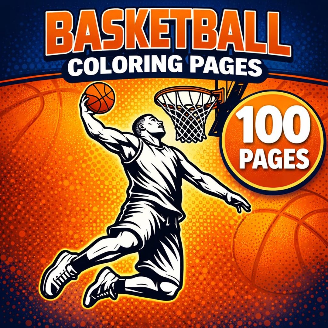Basketball Coloring Pages Printable, Basketball Coloring Book Kids ...