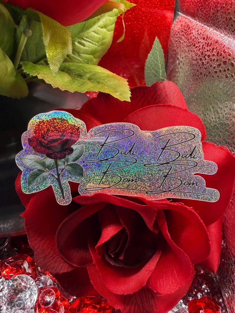 Selena Quintanilla Bidi Bidi Bom Bom-pixie Glitter Sticker Decal- Red ...