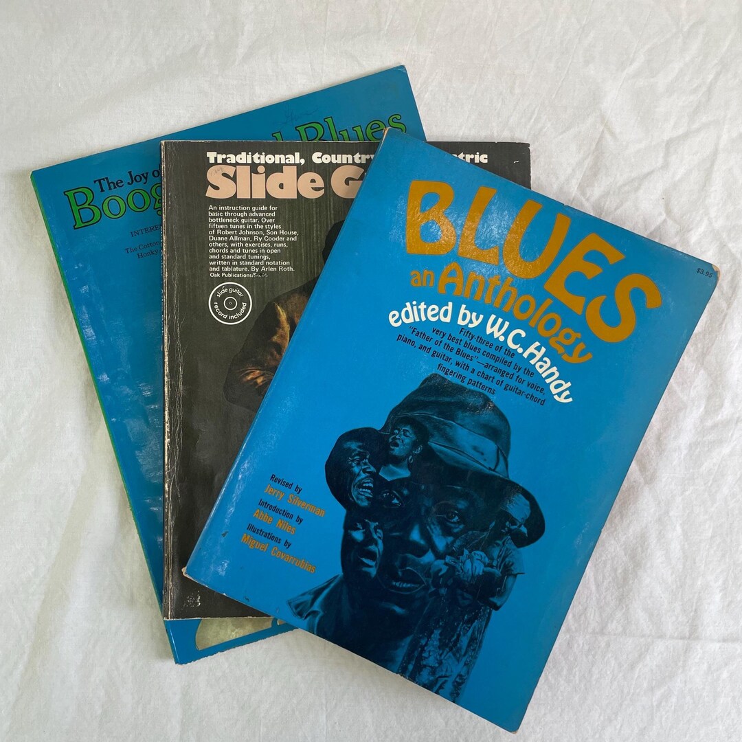 Vintage Blues Music Book Set: W.C. Handy, Arlen Roth, Denes Agay - Etsy