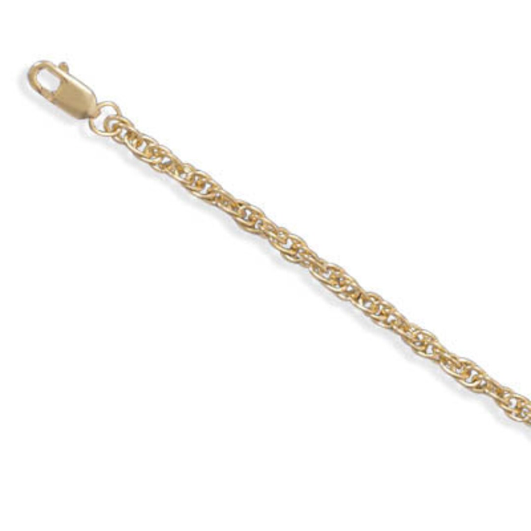 2.5mm 14K Gold Filled Rope Chain Necklace for Pendant or - Etsy