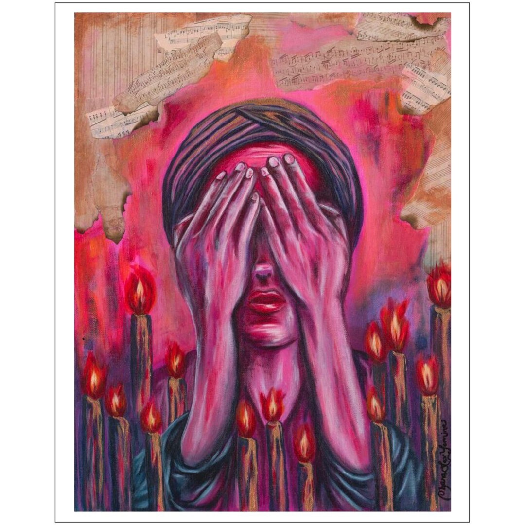 Lecha Dodi Art Print, Shabbat Wall Art, Vibrant Judaica Painting ...