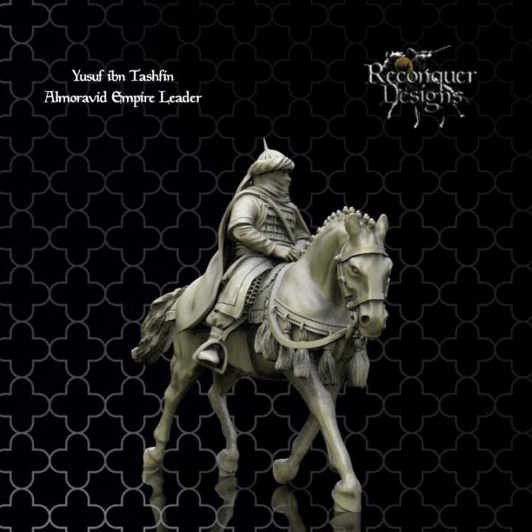 Yusuf Ibn Tashfin - 28mm Scale 3D Printed Miniature - Etsy