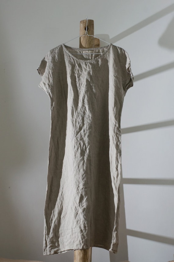 Linen Dress SIMPLICITY | Loose Linen Summer Dress for Women Linen Dress SIMPLICITY | Loose Linen Summer Dress for Women