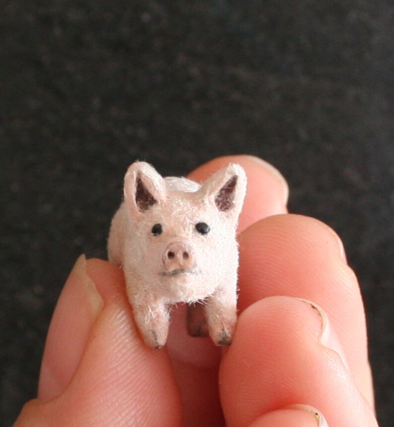 Miniature Piglet on the Farm Teacup Piggy made to Order - Etsy
